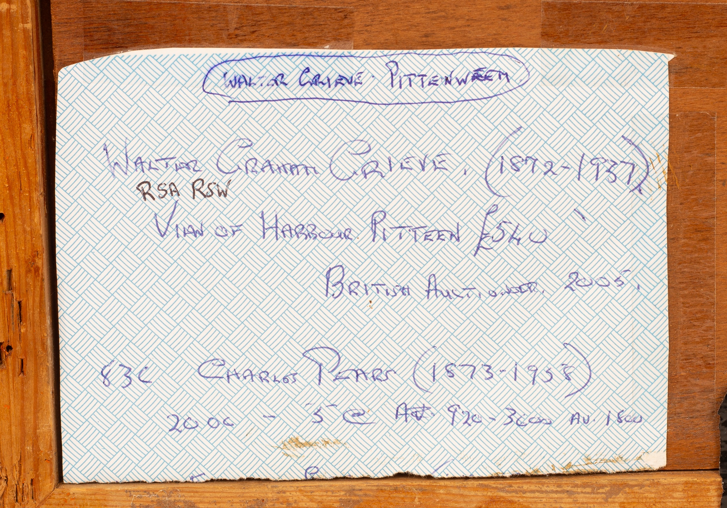 Lot 516 - Attributed to Walter Graham Grieve