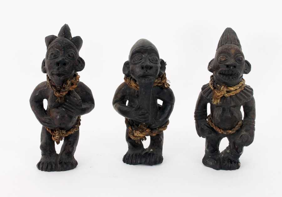 Lot 250 - Three African tribal figures