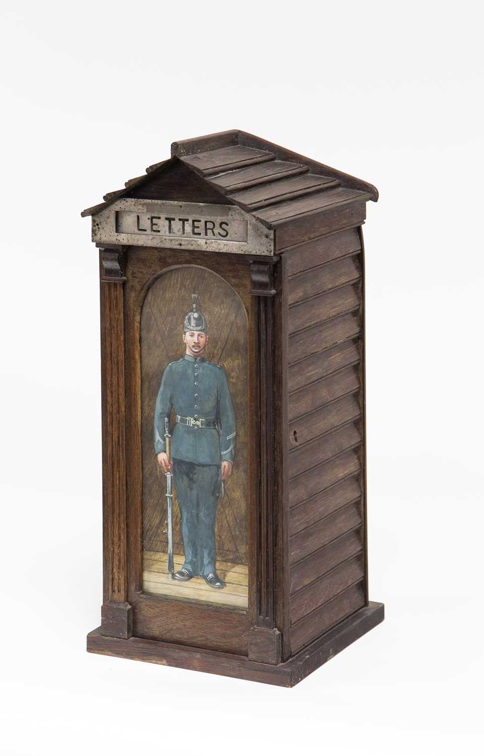Lot 433 - A fine late Victorian letter box, with