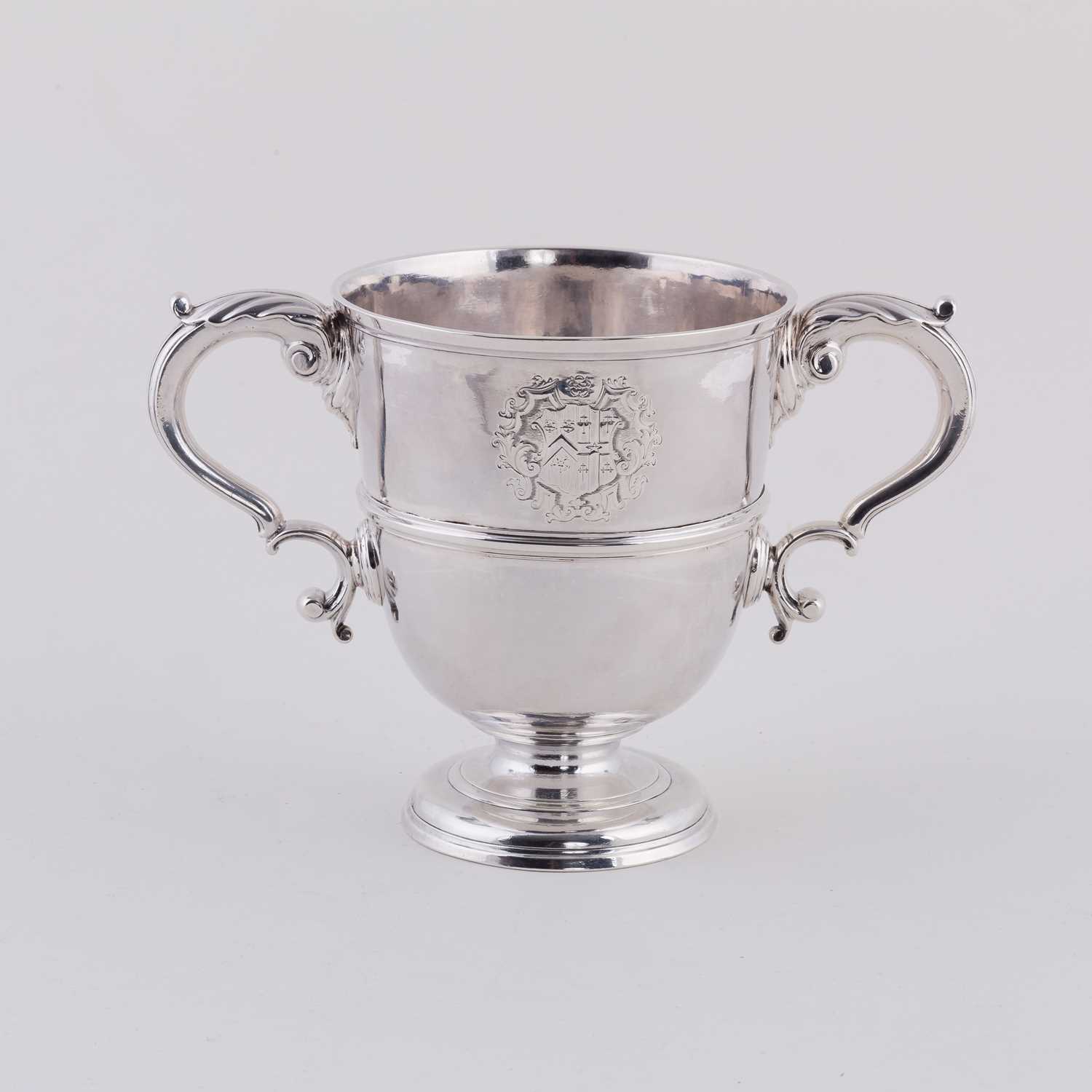 Lot 168 - An 18th Century silver two-handled cup,