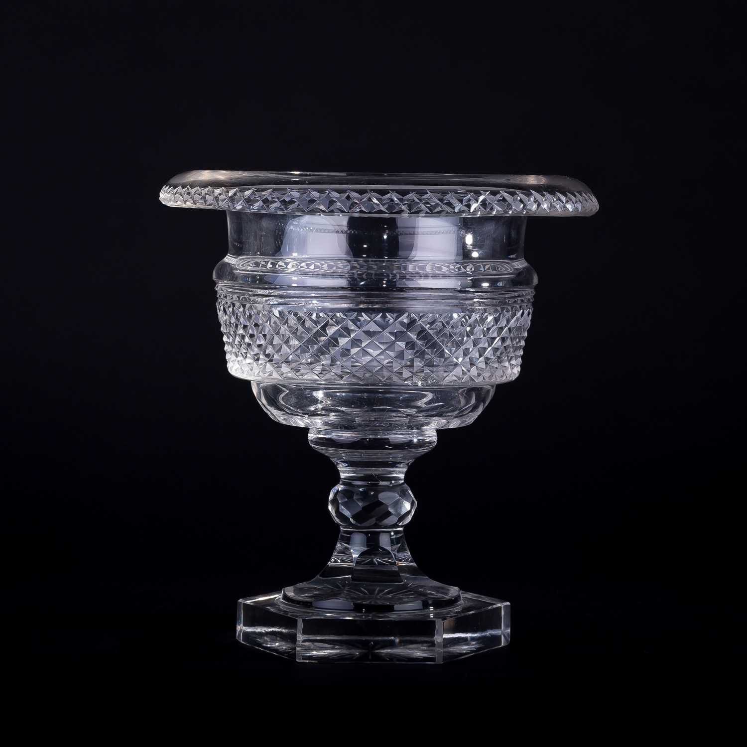 Lot 300 - An early 19th Century Irish glass pedestal