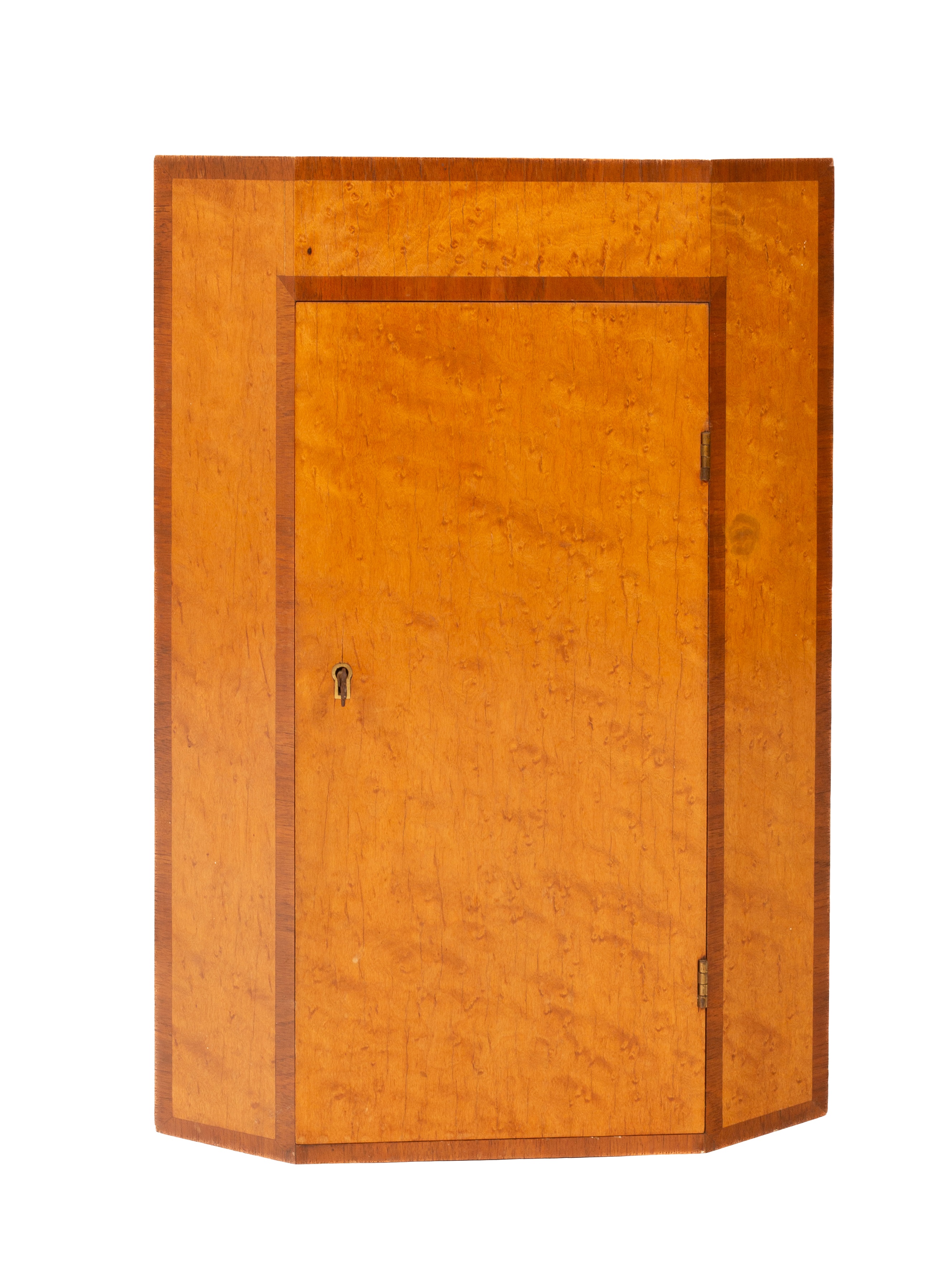 Lot 8 - A craftsman made small corner cabinet