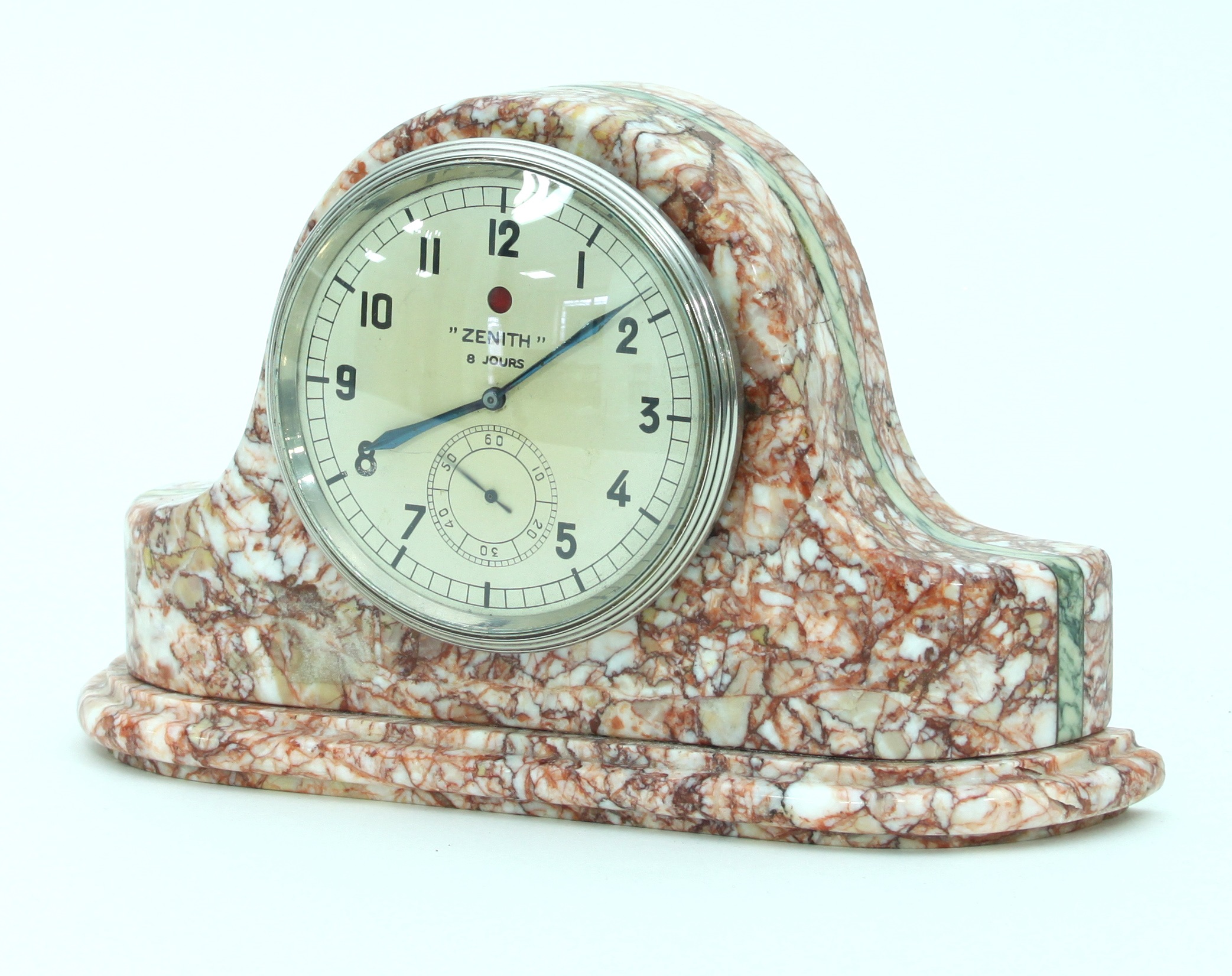 Lot 230 - An Art Deco Zenith eight-day mantel clock,