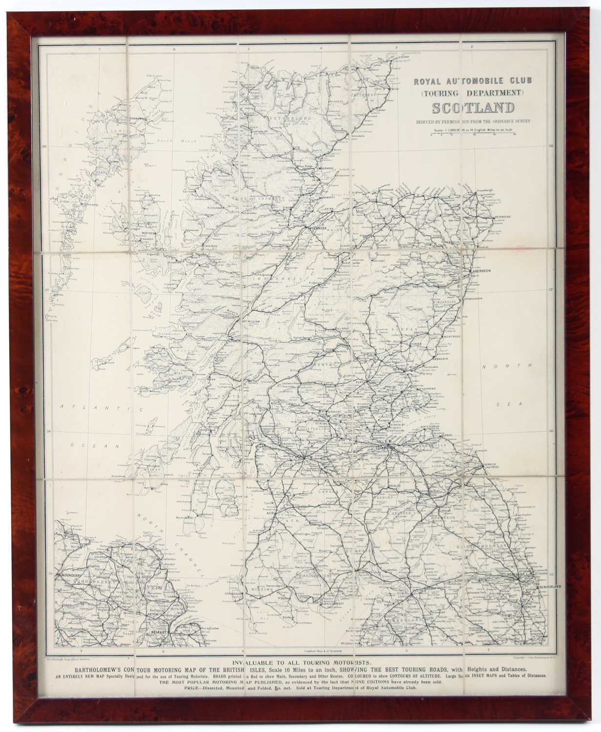 Lot 518 - Bartholomew's Motoring Map of the British