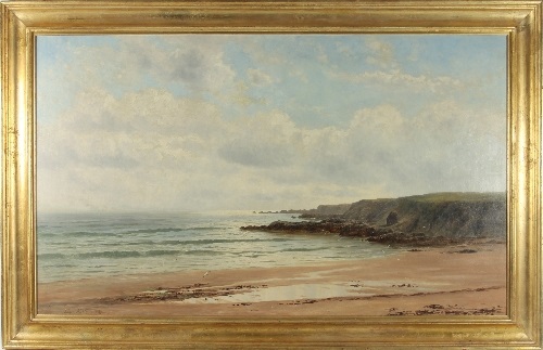 Lot 240 - John Nesbit/Seascape/signed and dated
