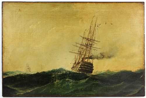 Lot 851 - Edwin Hayes (British 1819-1904)/Steam