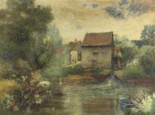 Lot 695 - Walter H Goldsmith (1880-1930)/Mill