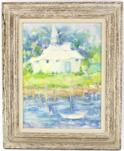 Lot 807 - Helen Bowen (American 20th Century)/River