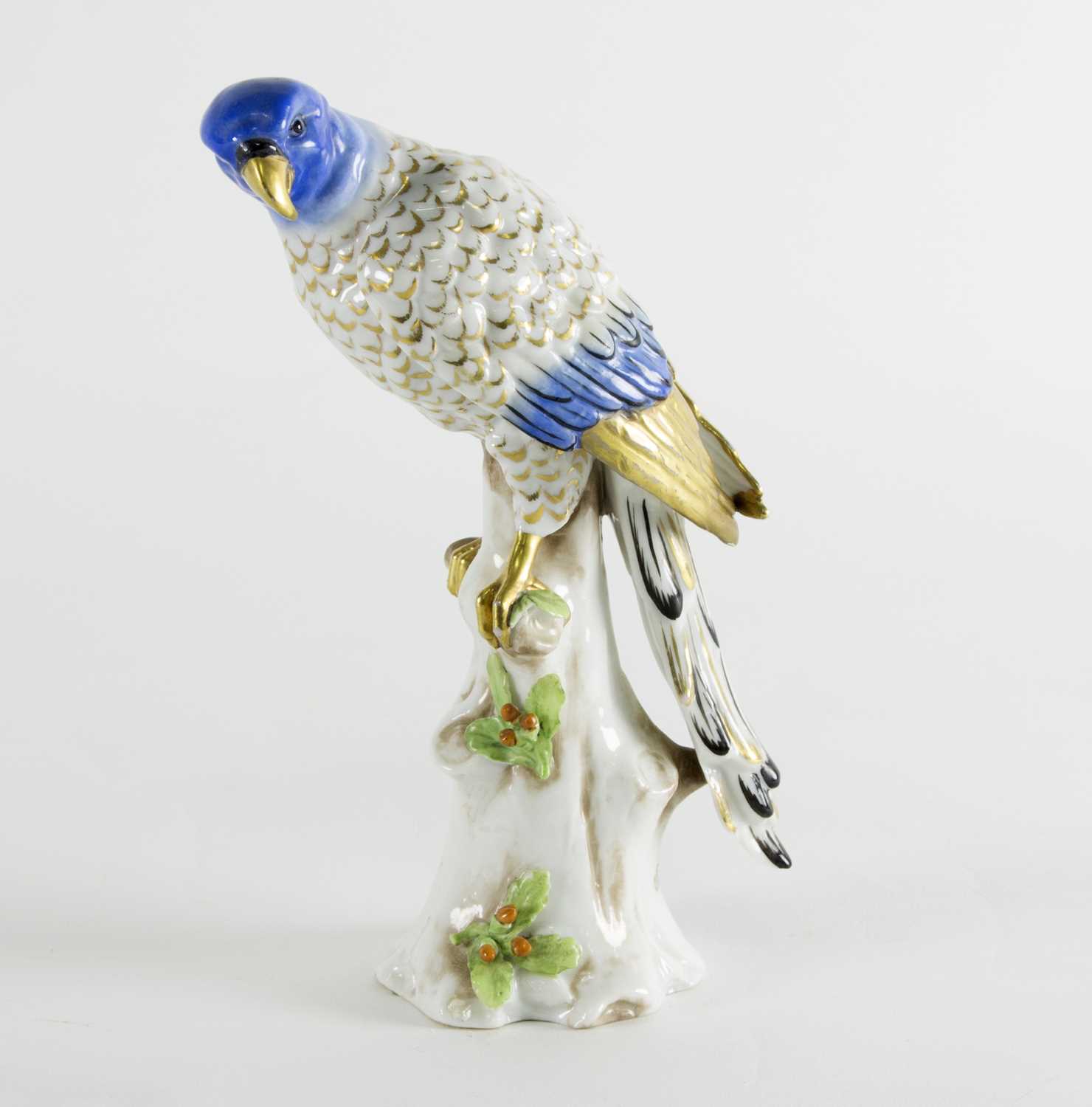 Lot 88 - A Samson figure, modelled as a parrot perched