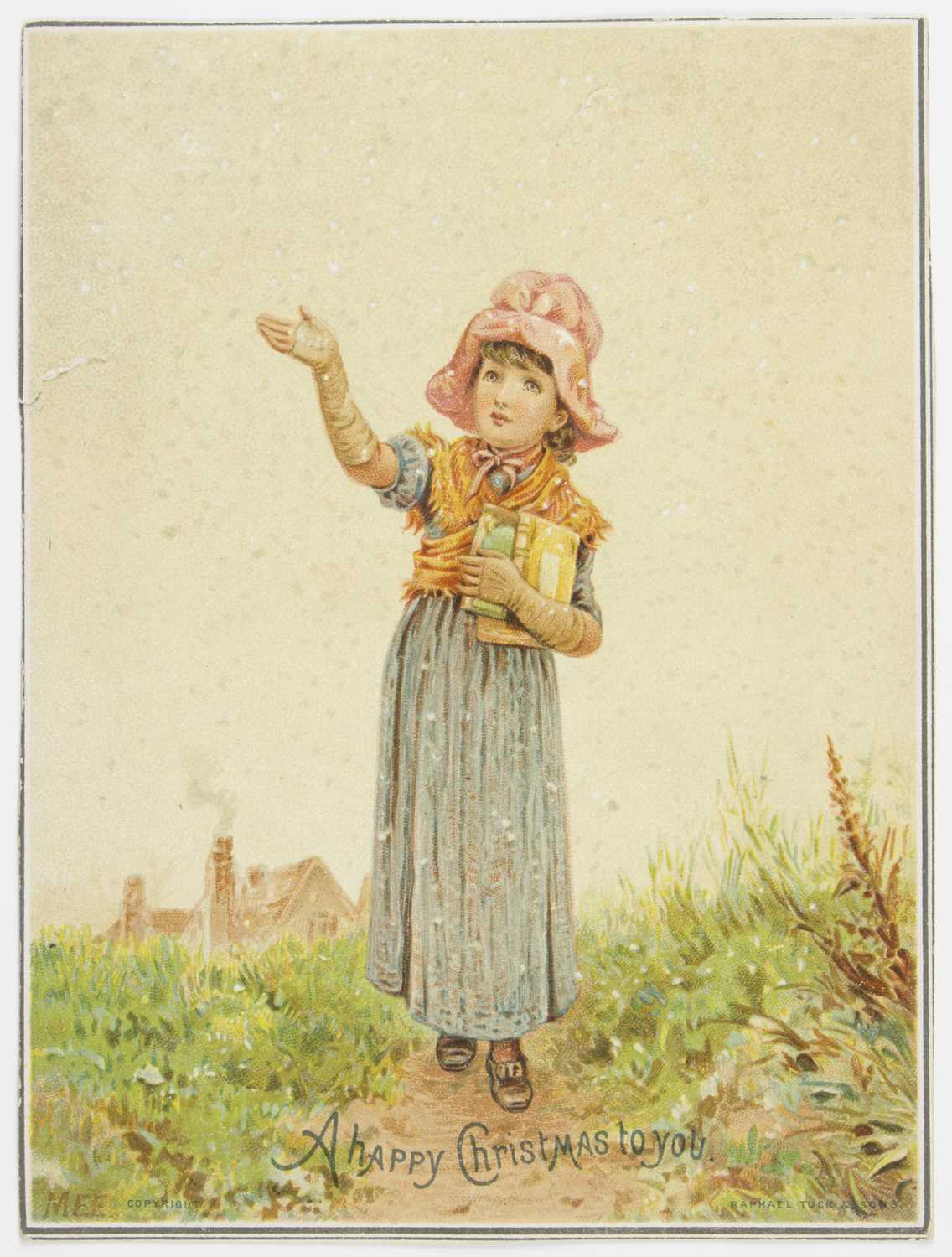 Lot 101 - A quantity of Victorian greeting cards,