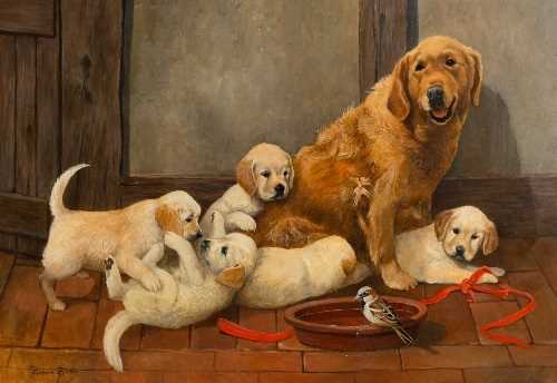 Lot 605 - Richard Britton (British, born 1931)/Flying