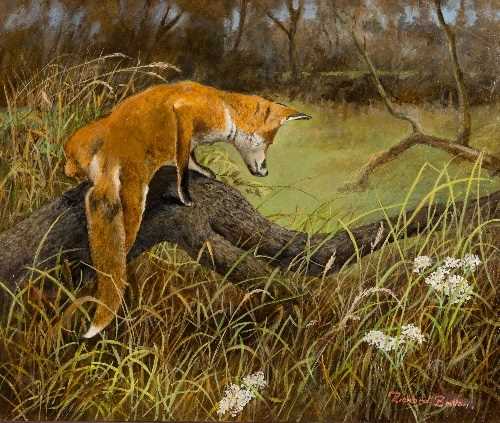 Lot 619 - Richard Britton (British, born 1931)/Rustle