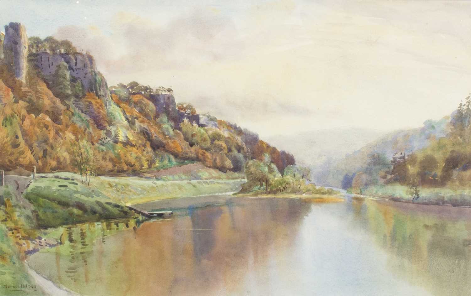 Lot 505 - Marcus Holmes (British 1875-1951)/The Wye at