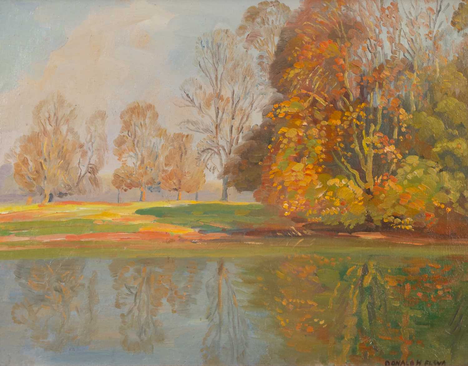 Lot 240 - Donald H Floyd (British 1892-1965)/View of