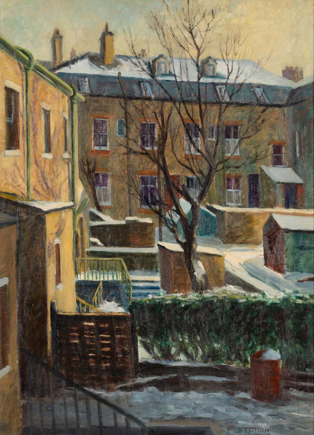 Lot 278 - Doris Britton (20th Century)/Backyards