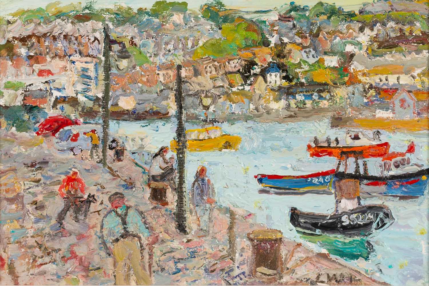 Lot 314 - Linda Mary Weir (British, born 1951)/St Ives