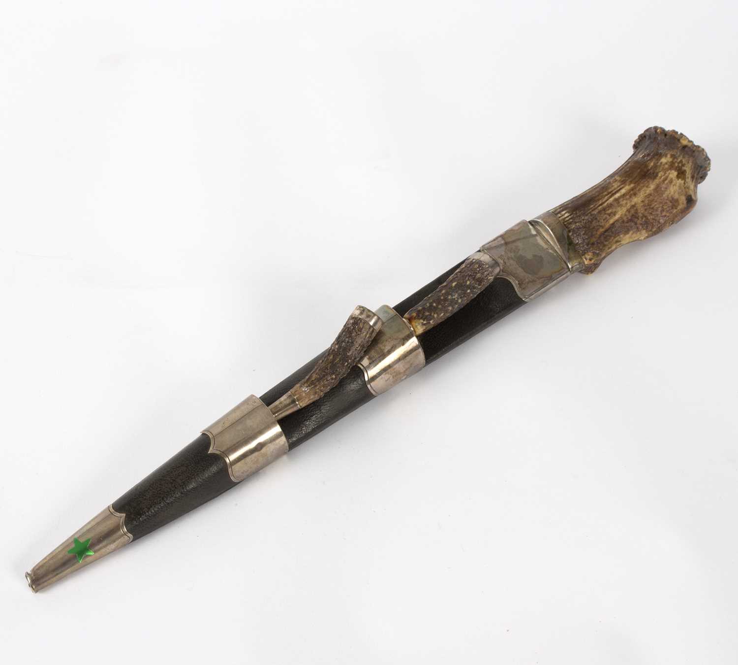 Lot 128 - A Scottish dirk, blade marked James Ferguson,