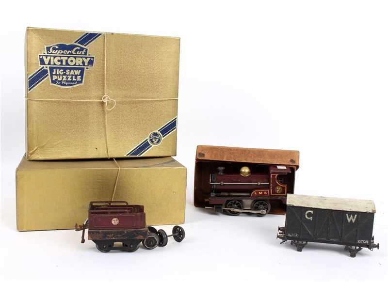 Lot 563 - A Hornby LMS Locomotive and tender and two