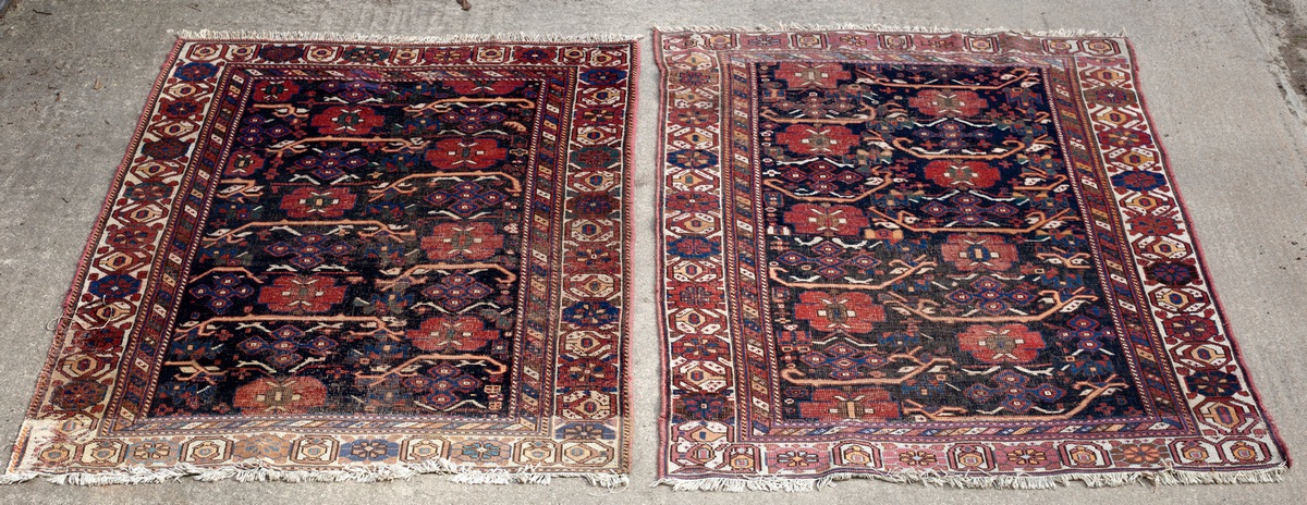 Lot 385 - A pair of Persian Afshar rugs, circa 1920,