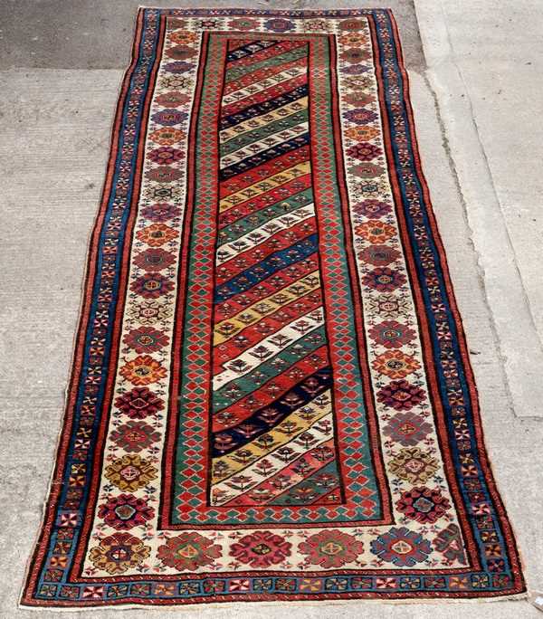 Lot 390 - A late 19th Century Caucasian Talish runner,