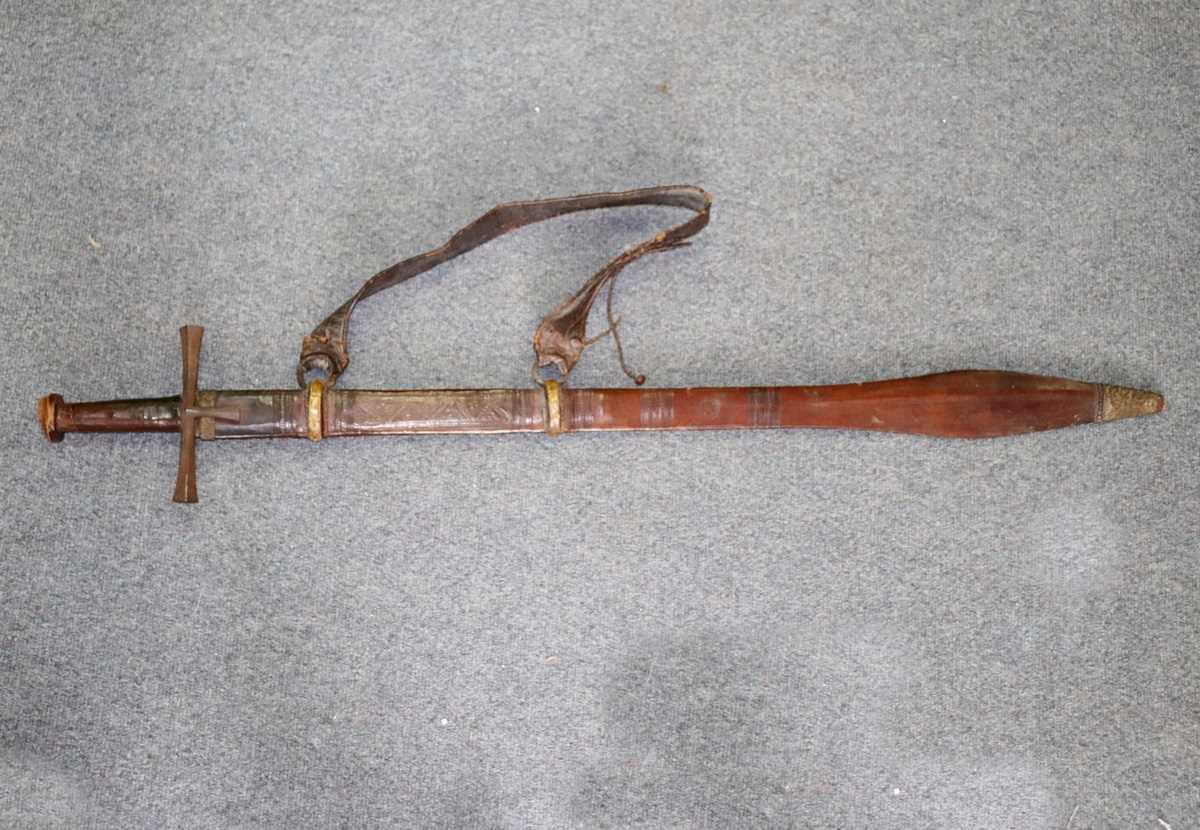 Lot 599 - A Dervish sword used in the battle of