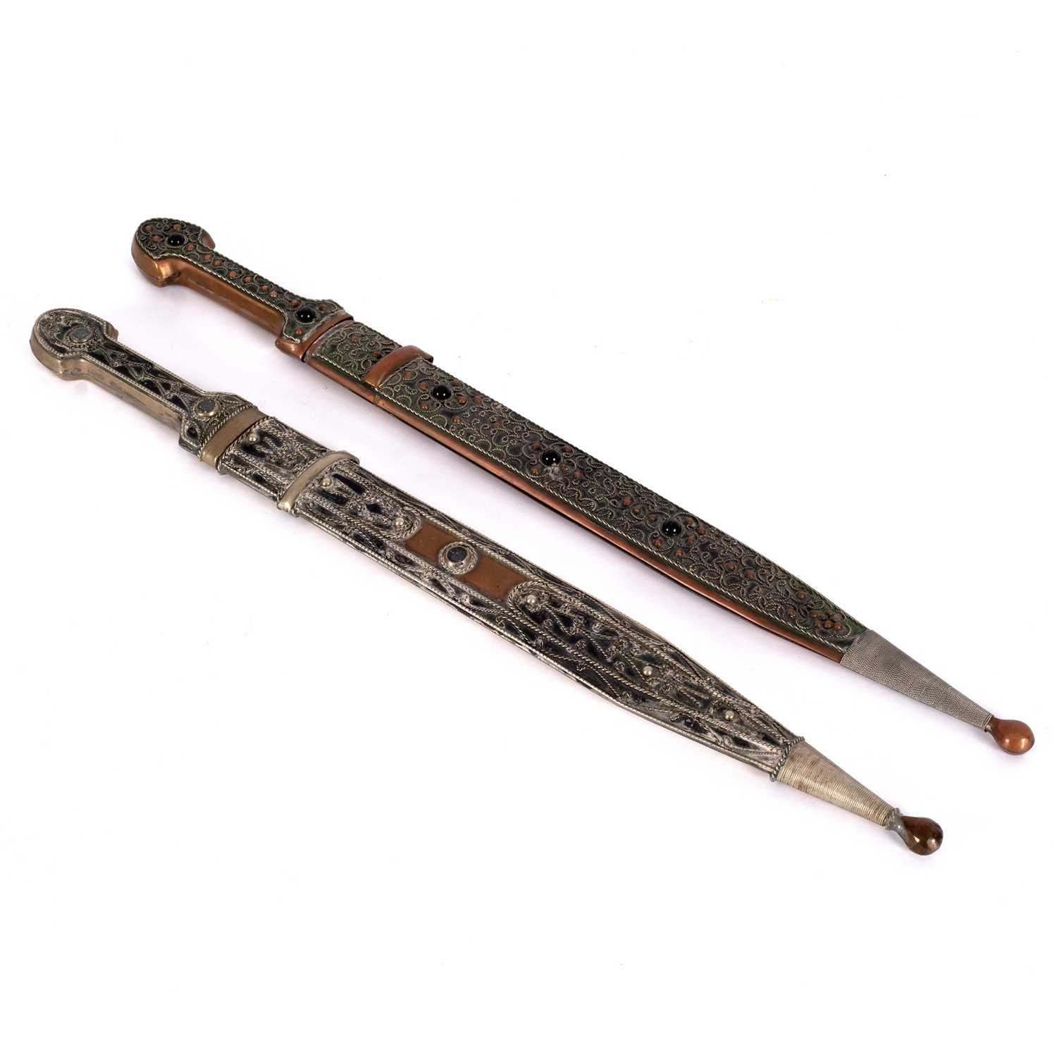 Lot 500 - A late 19th Century Armenian dagger, the