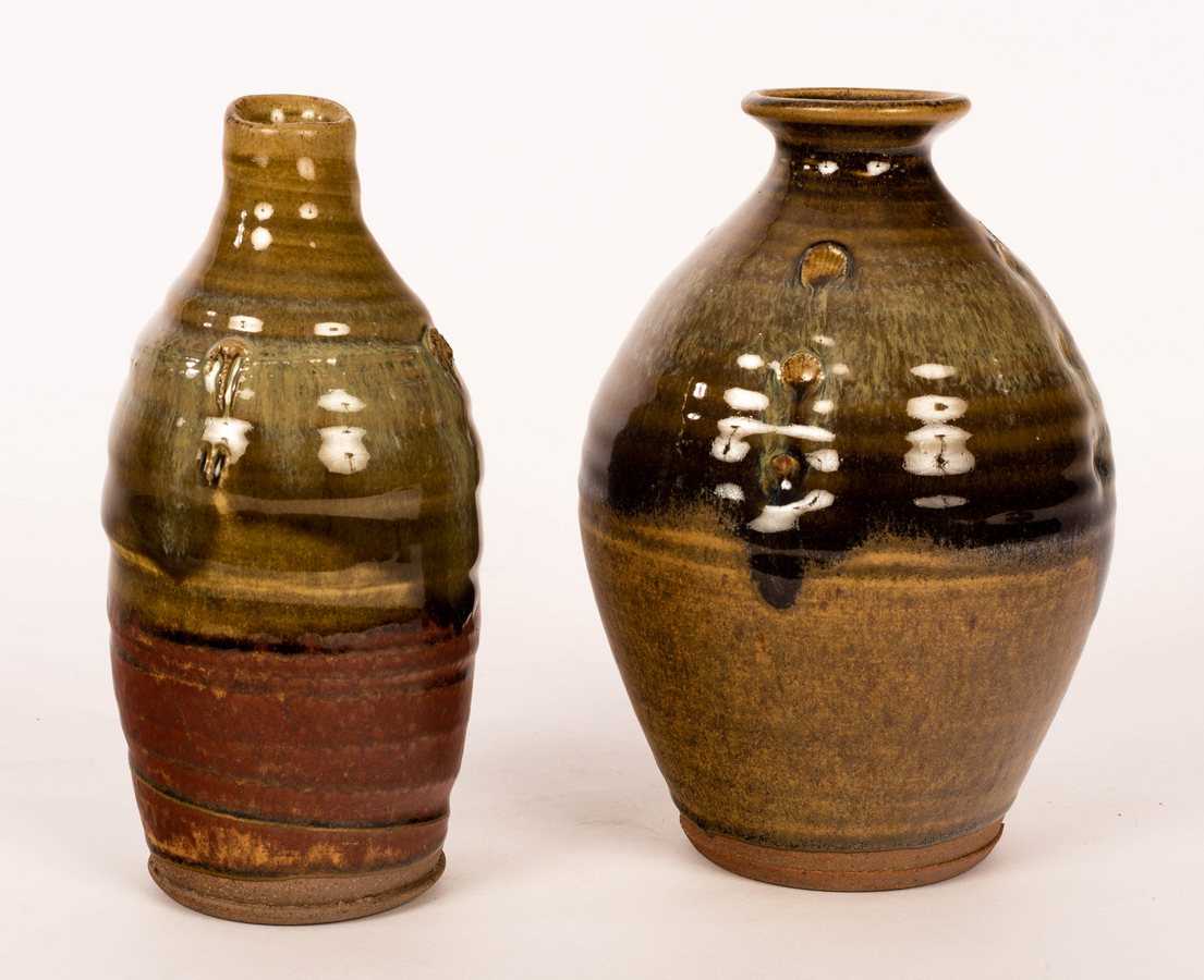 Lot 293 - Jack Kenny (Contemporary), two vases,