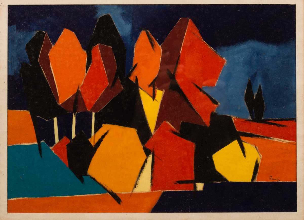 Lot 532 - Leonard Turner/Clumps of Trees,