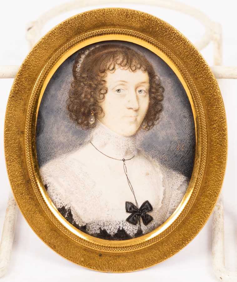 Lot 221 - John Hoskins (c.1590-1665)/Portrait