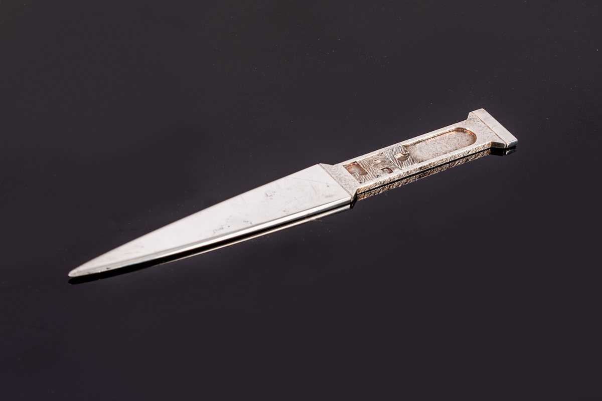Lot 62 - Christopher Nigel Lawrence: A silver letter