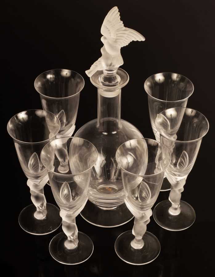 Lot 20 - Igor Carl Faberge, a set of 6 wine glasses