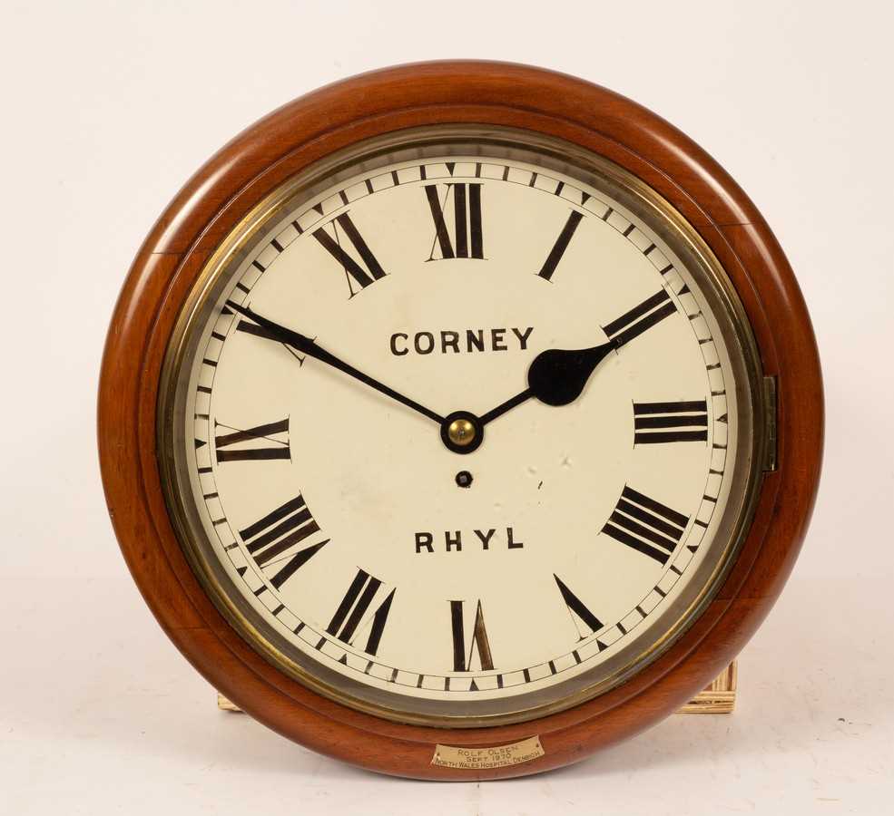 Lot 877 - A 19th Century eight-day kitchen dial,