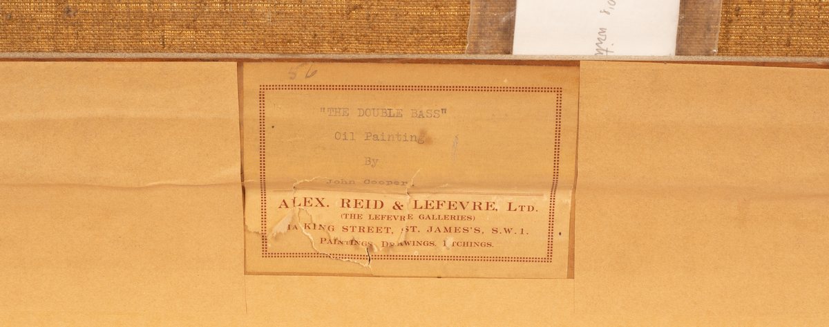 Lot 15 - John Albert Cooper (1894-1943)/The Double