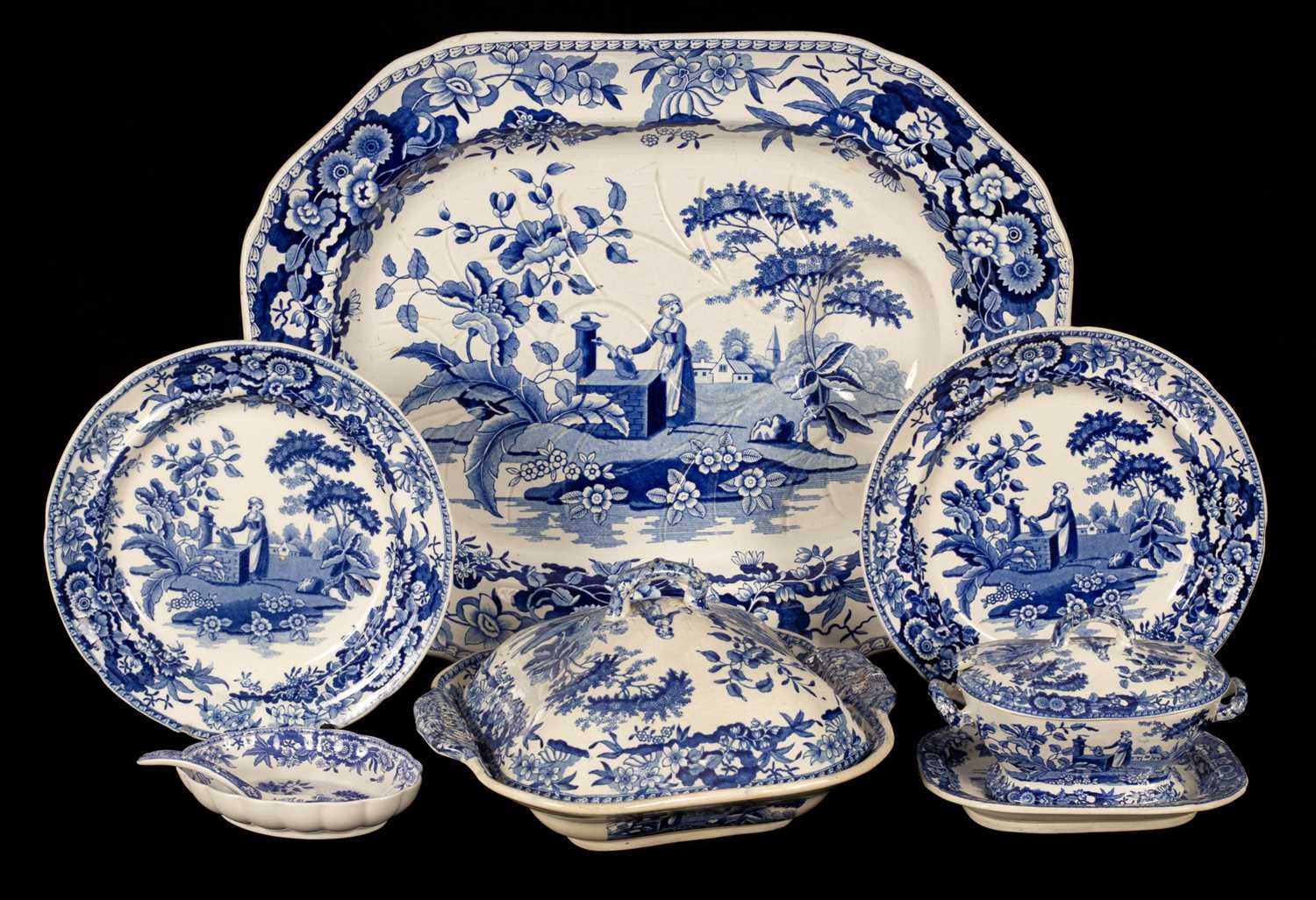 Lot 281 - A Heath pottery Girl at the Well pattern