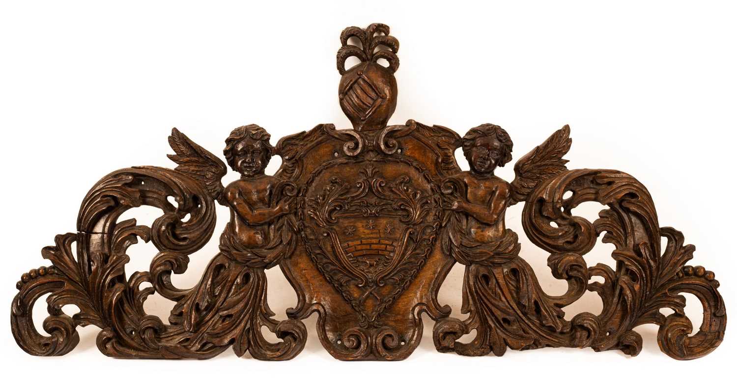 Lot 701 - A late 17th Century Italian carved cedar