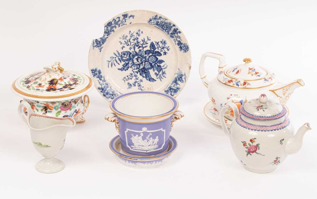 Lot 106 - Various English porcelain, 1790-1820,