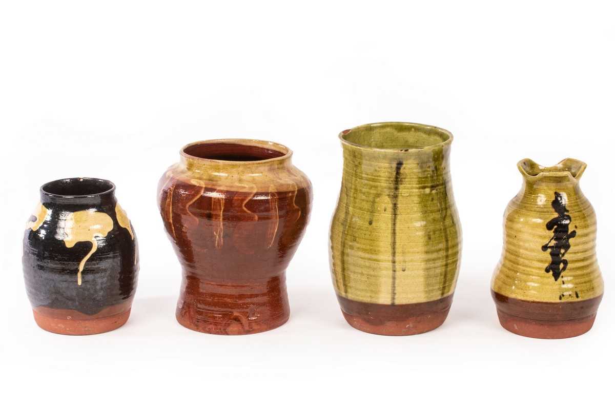 Lot 221 - Henry Sandon (born 1928) four vases, circa