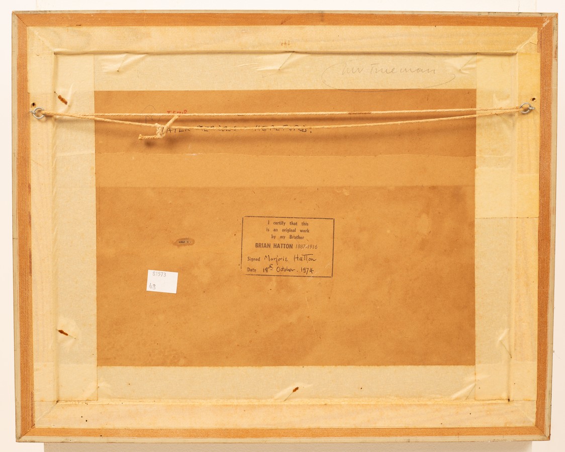 Lot 861 - Brian Hatton (1887-1916)/Watermeadows,