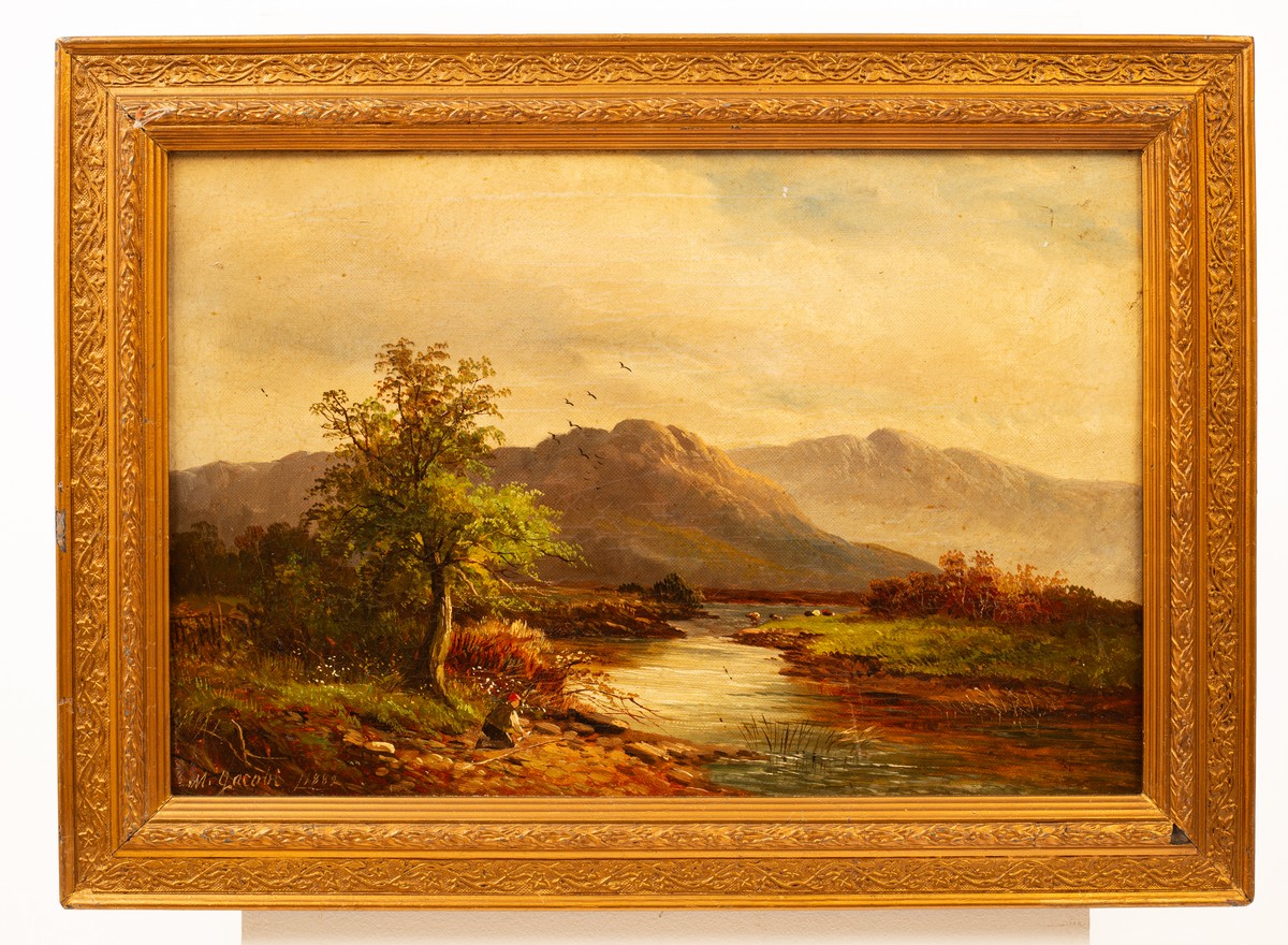 Lot 868 - Michael Col Jacobs (1877-1958)/View on the