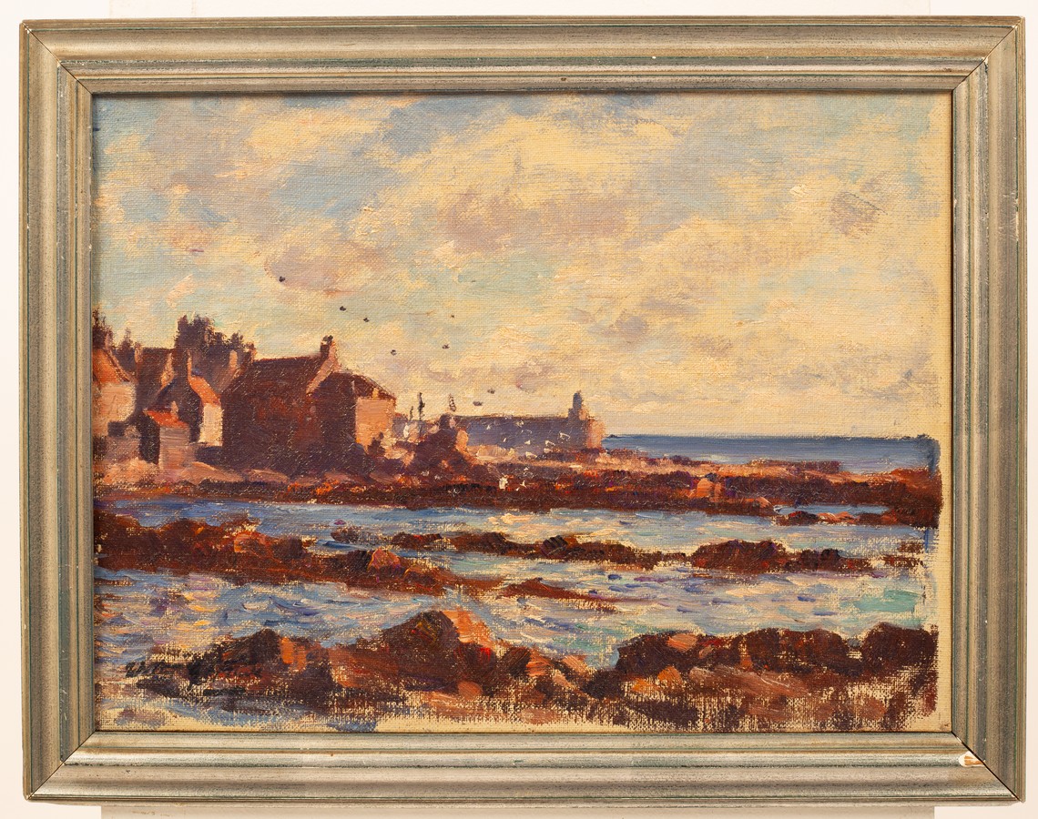 Lot 881 - Walter Graham Grieve (1872-1937)/Rocky Shore