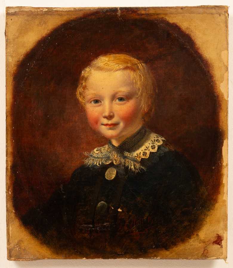 Lot 897 - Thomas P Hale (1837-1867)/Portrait of a