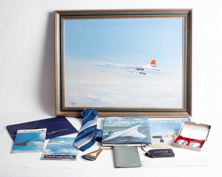 Lot 406 - Concorde memorabilia, including/DAL
