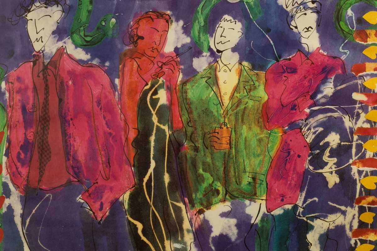 Lot 302 - Nicholas Williams (Contemporary)/Party Scene