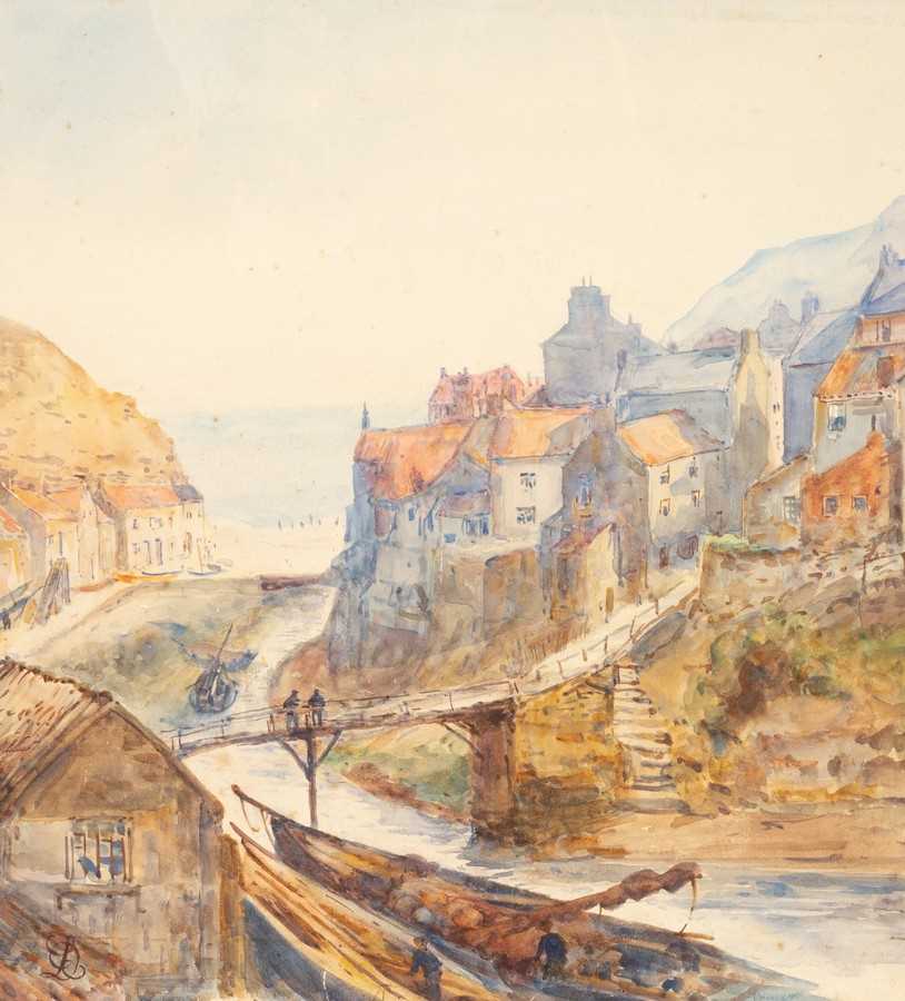 Lot 877 - Eleanor Hart Dyke (circa 1910)/Staithes