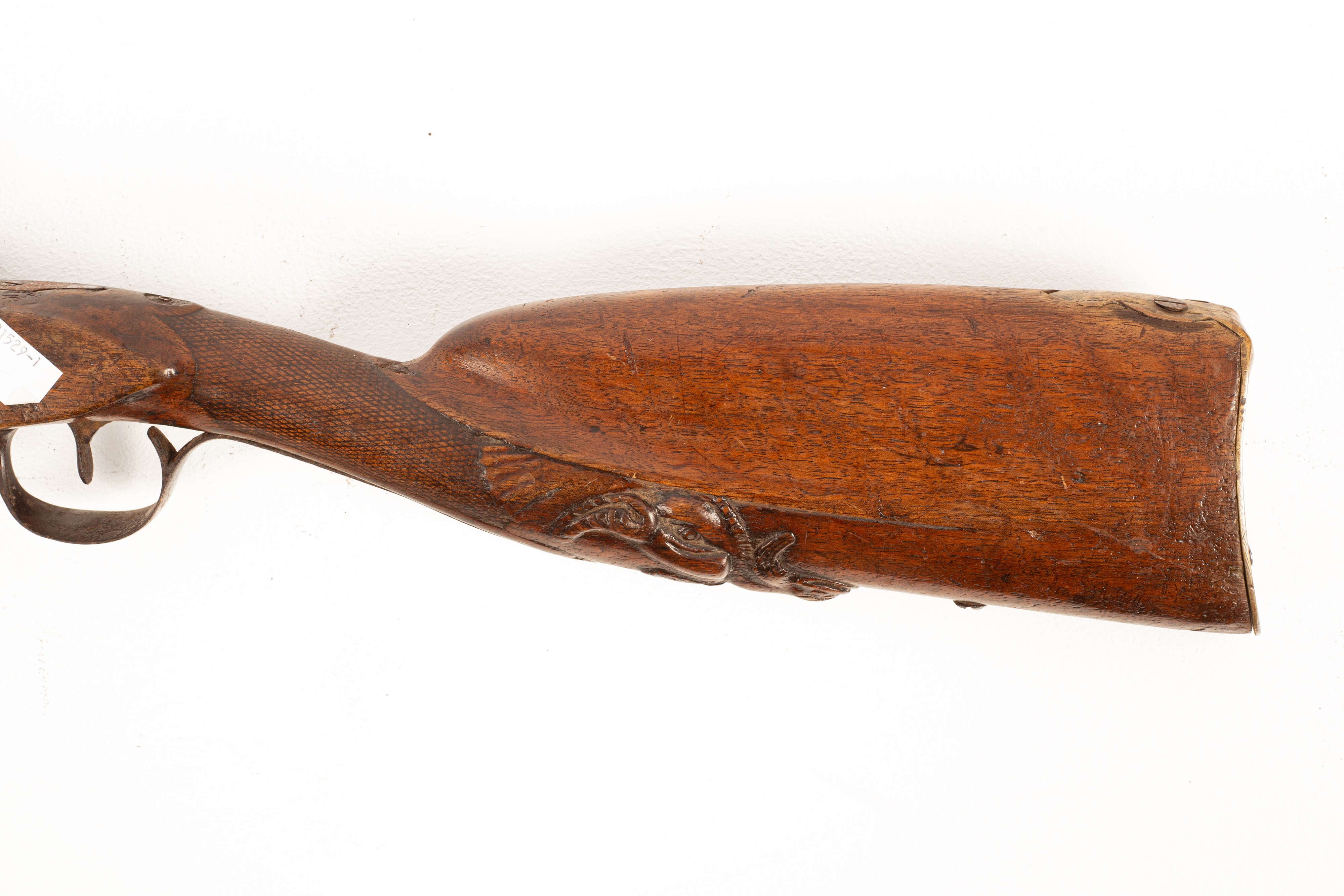 Lot 218 - A flintlock short barrel rifle