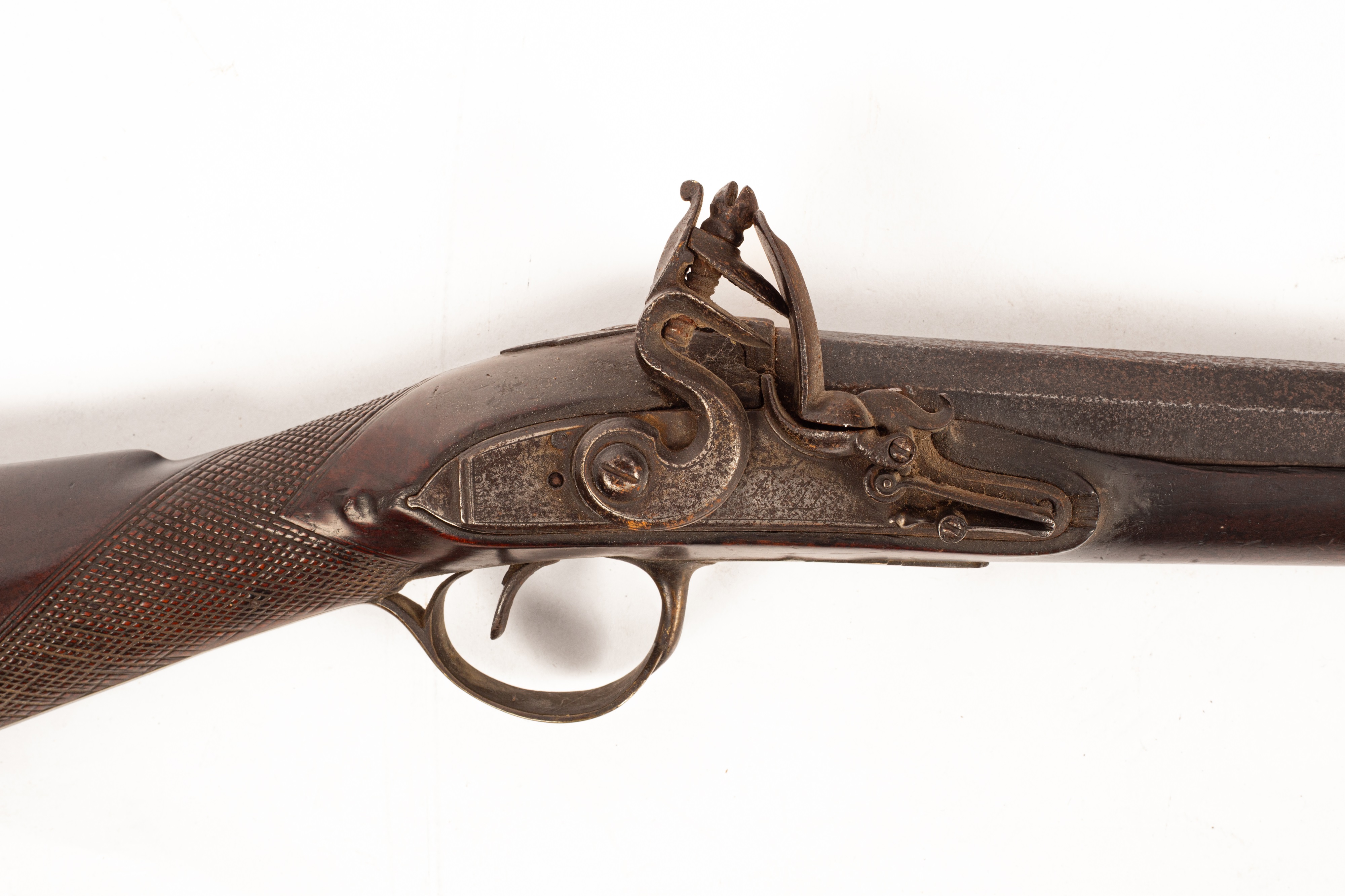 Lot 221 - A Trigg flintlock rifle