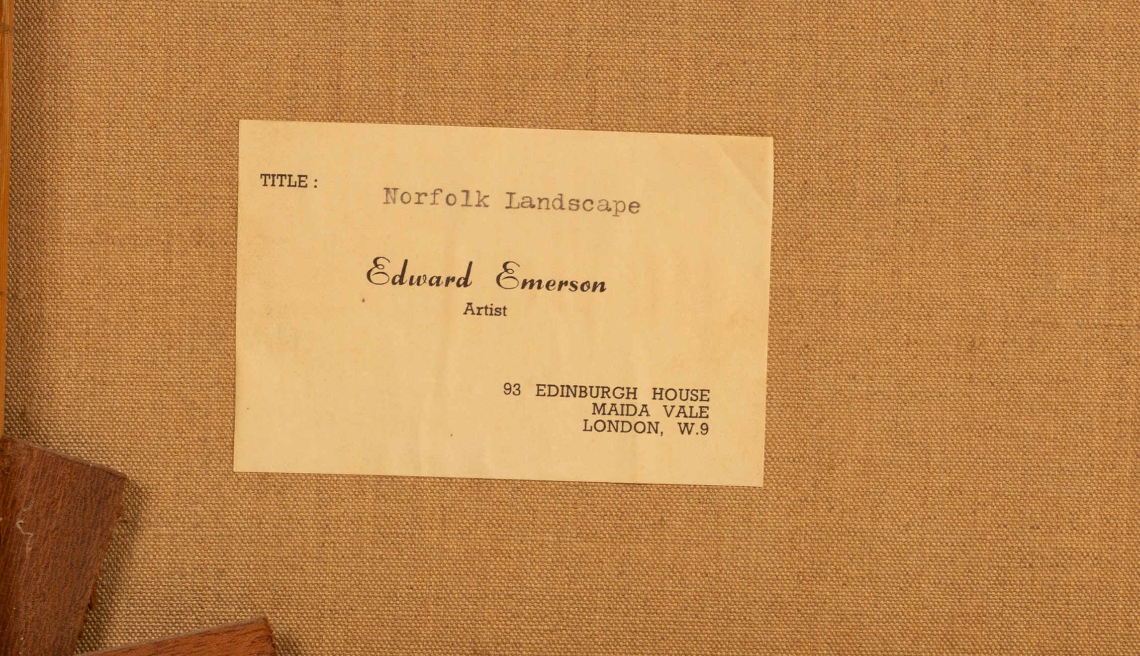 Lot 580 - Edward Emerson (20th Century)