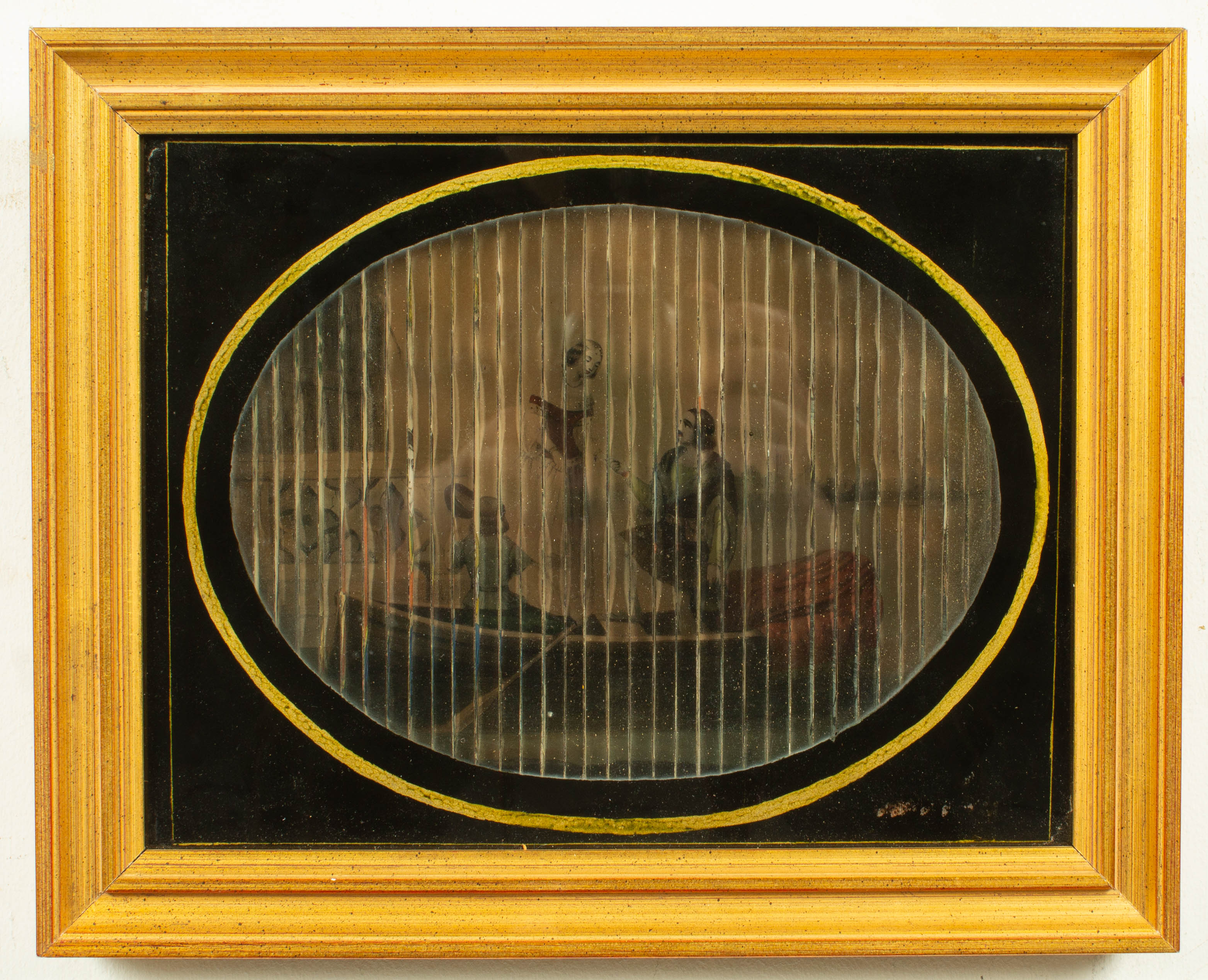 Lot 1014 - A 19th Century optical illusion lithograph