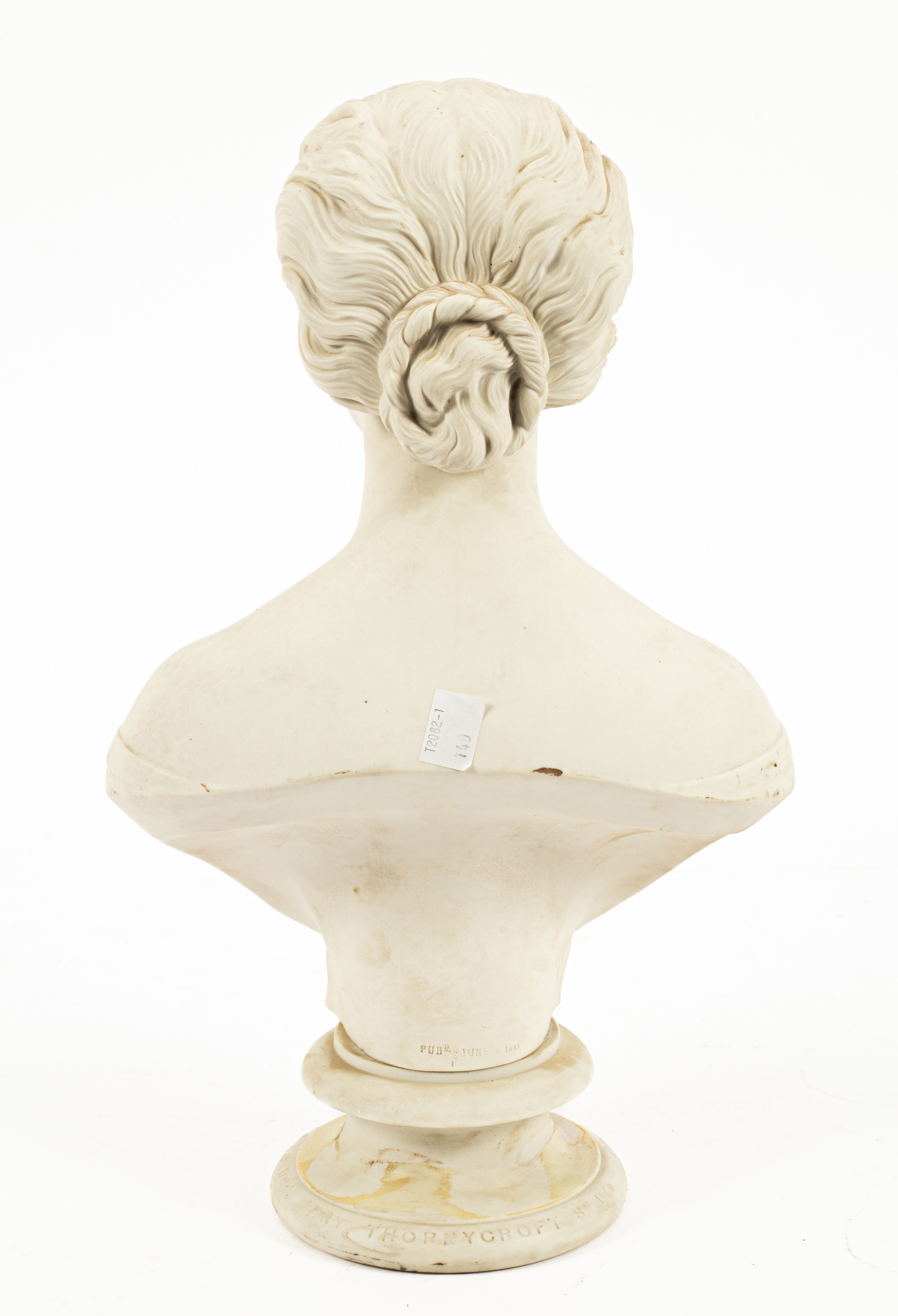 Lot 35 - A Copeland Parian bust of HRH Princess