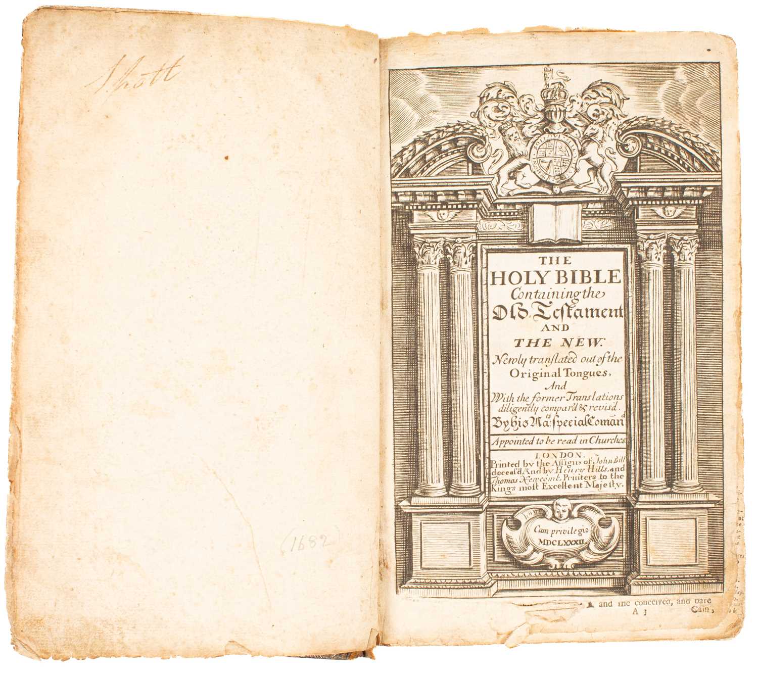 Lot 799 - The Holy Bible containing the Old Testament